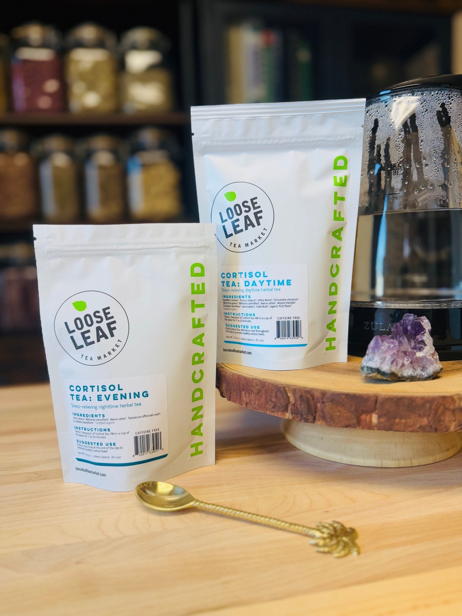 Cortisol Tea Bundle - Caffeine-Free – Loose Leaf Tea Market