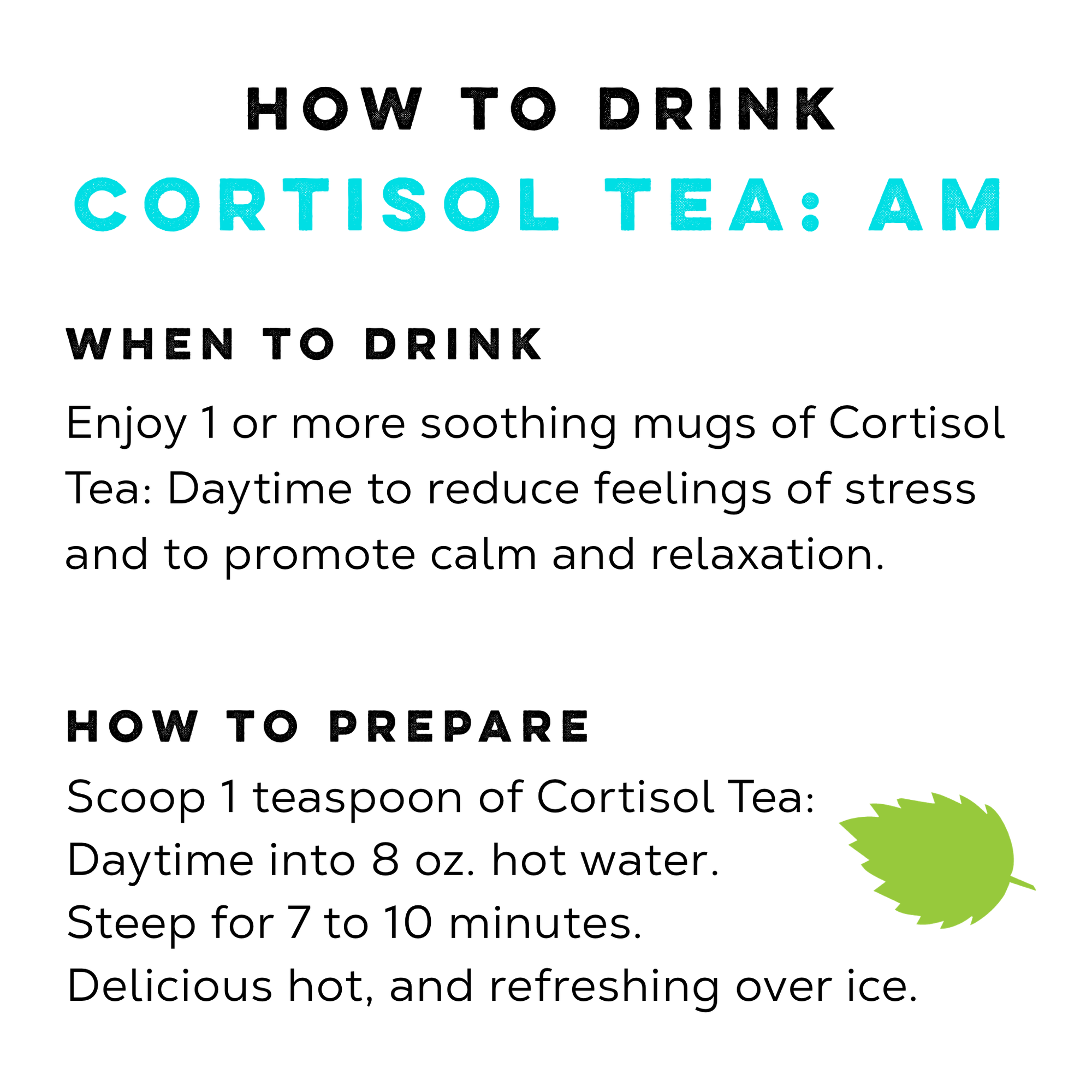 Cortisol Daytime Tea – Loose Leaf Tea Market