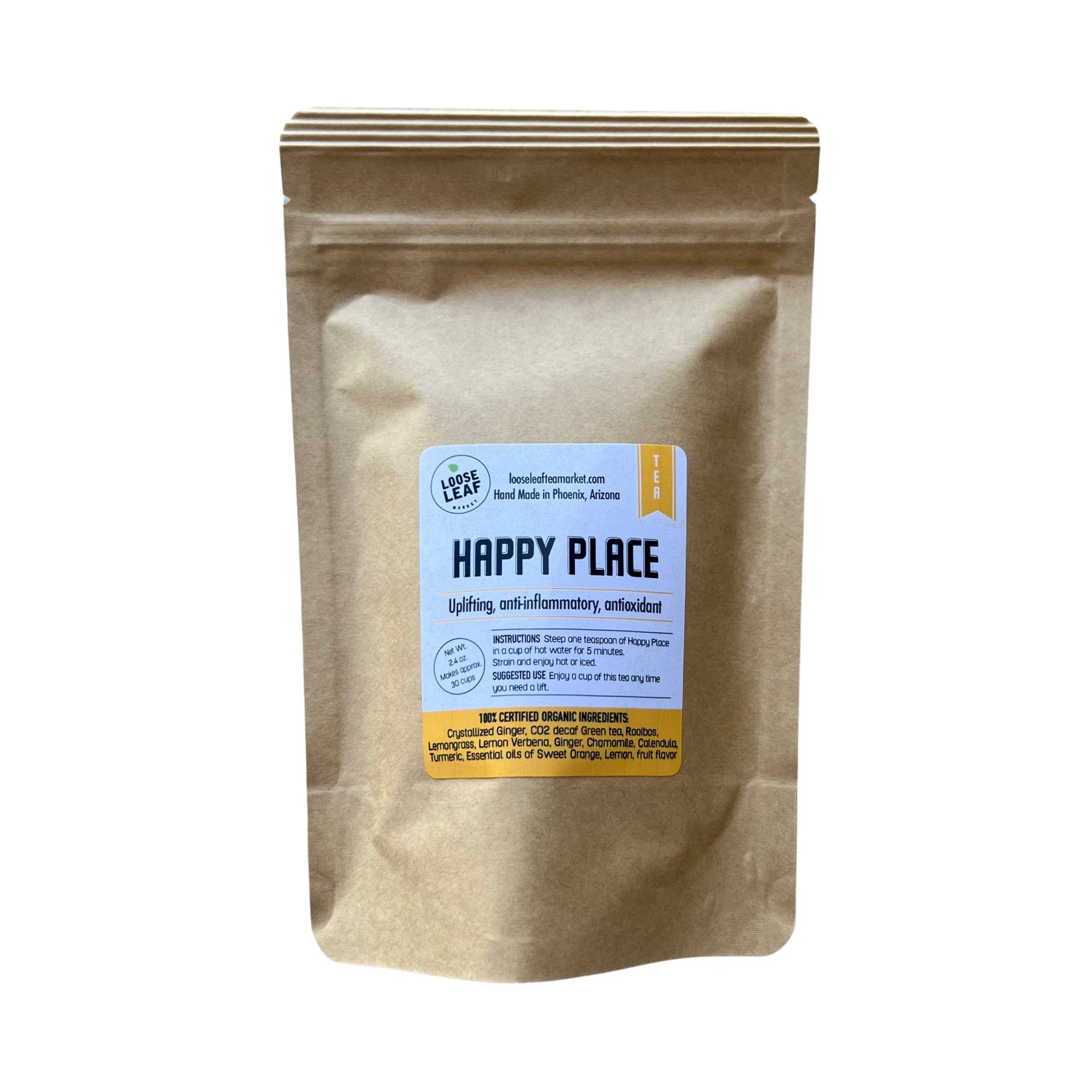 Happy place organic herbal blend to support mood and inflammation ...