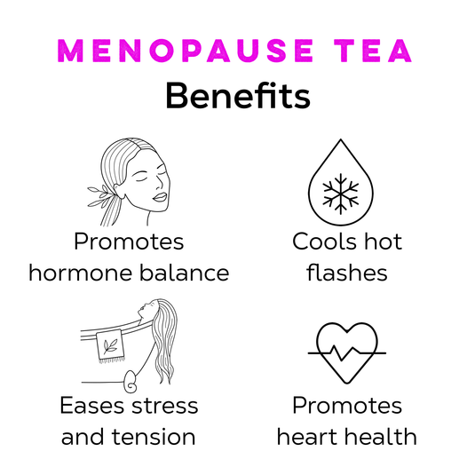Menopause Tea organic loose leaf herbal blend to promote health for ...
