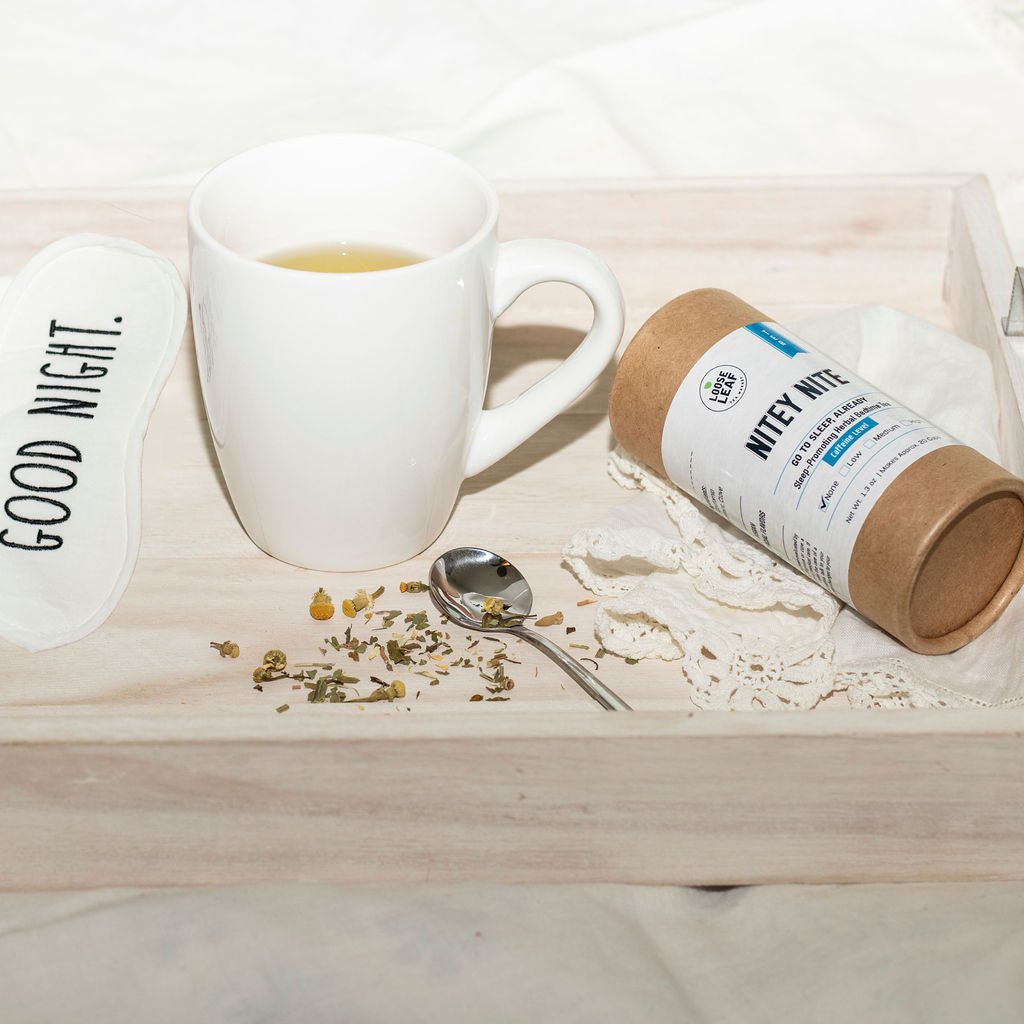 Nitey nite organic loose leaf herbal tea to promote restful sleep ...