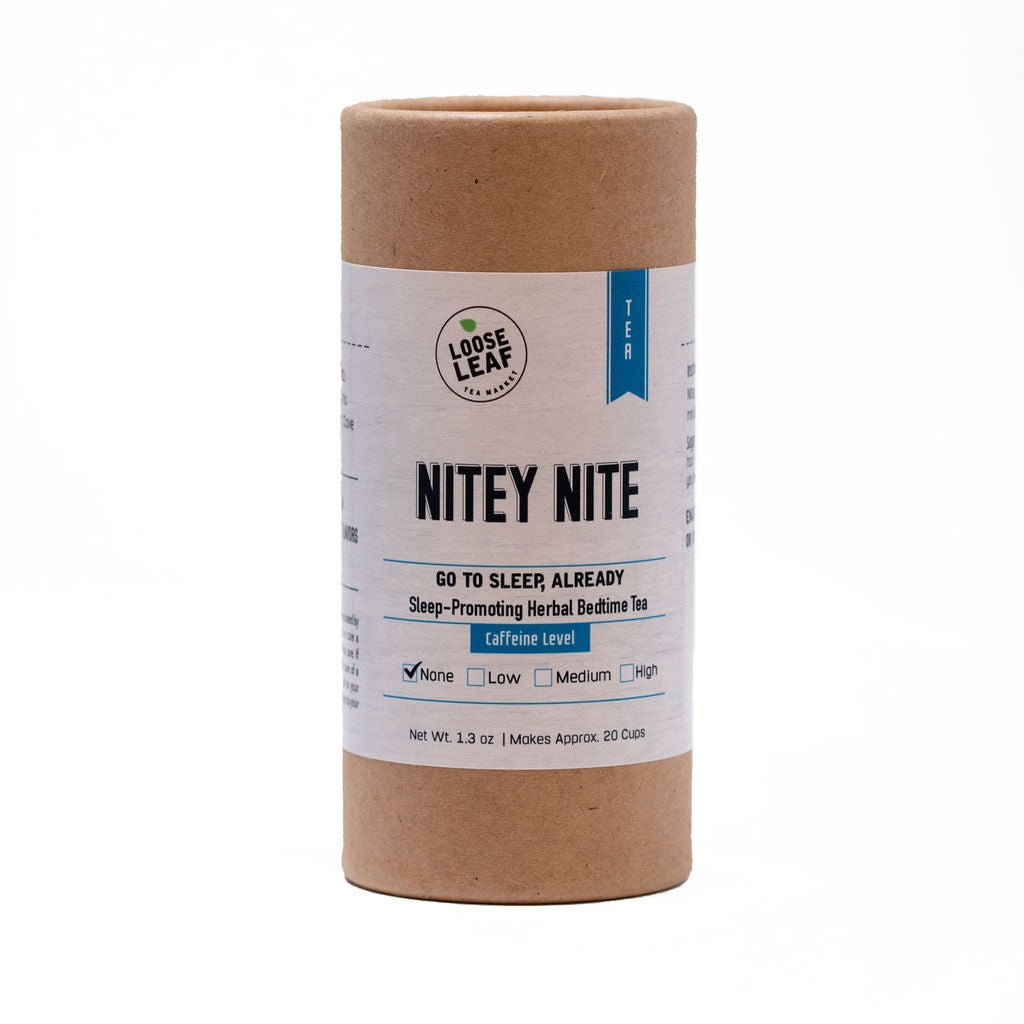 Nitey nite organic loose leaf herbal tea to promote restful sleep ...